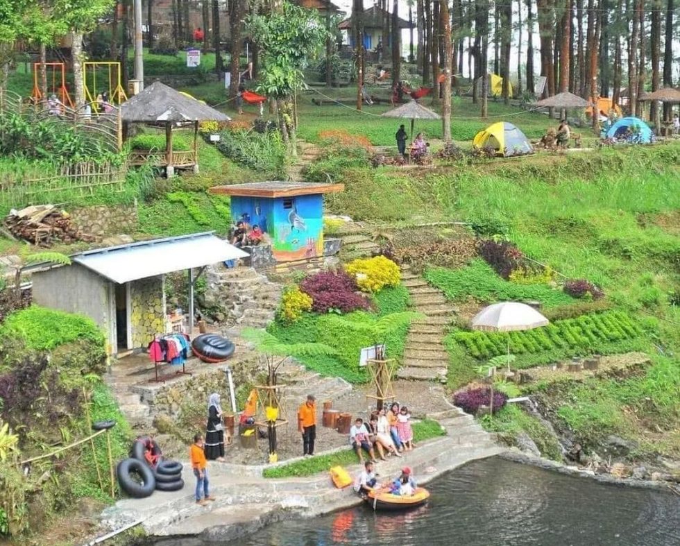 Liburan Keluarga di Tengah Hutan Pinus Merah Banyumas, Taman Meruni ...