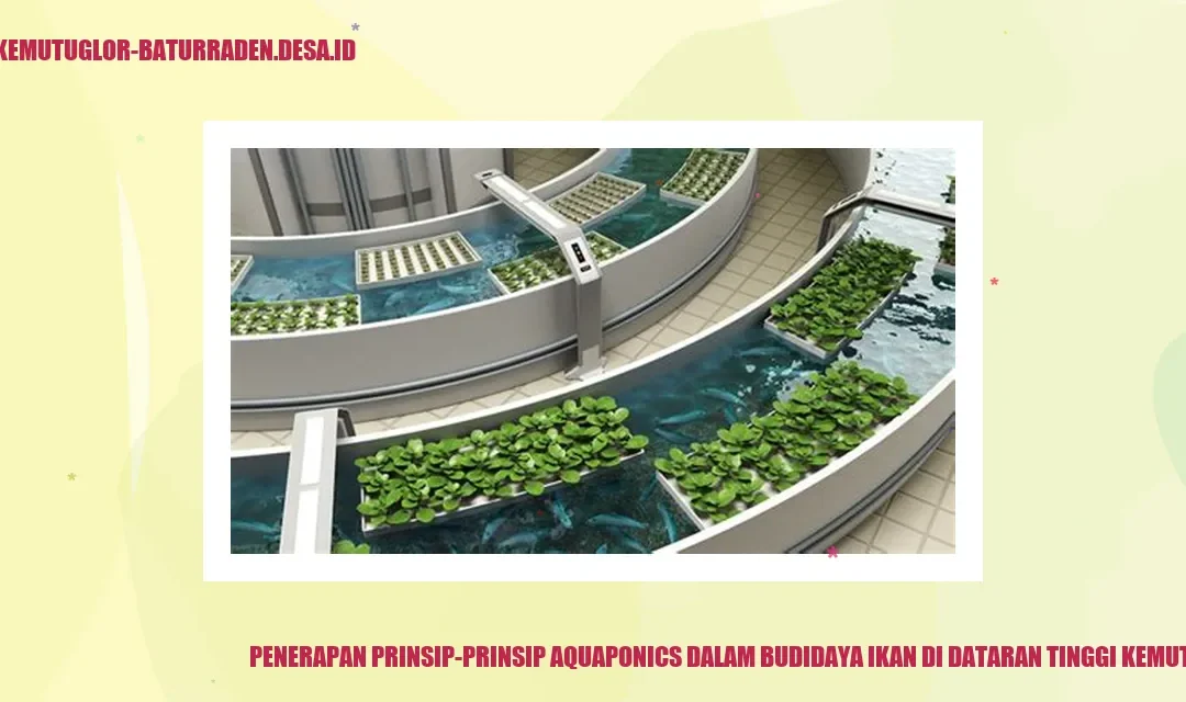 Penerapan Prinsip-Prinsip Aquaponics dalam Budidaya Ikan di Dataran Tinggi Kemutug Lor - Kemutug ...